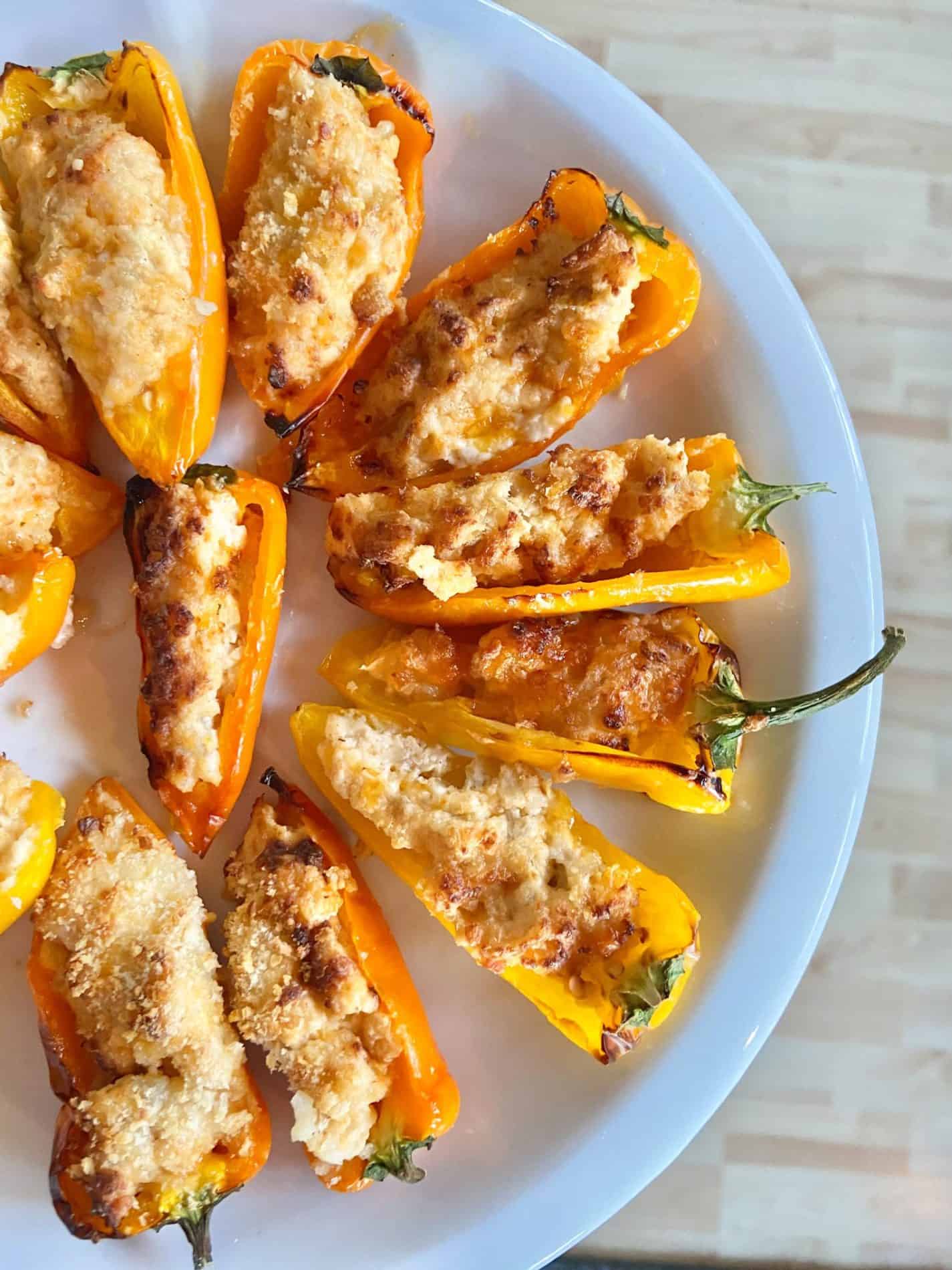 Razor Clam Stuffed Peppers - The Perfect Tide