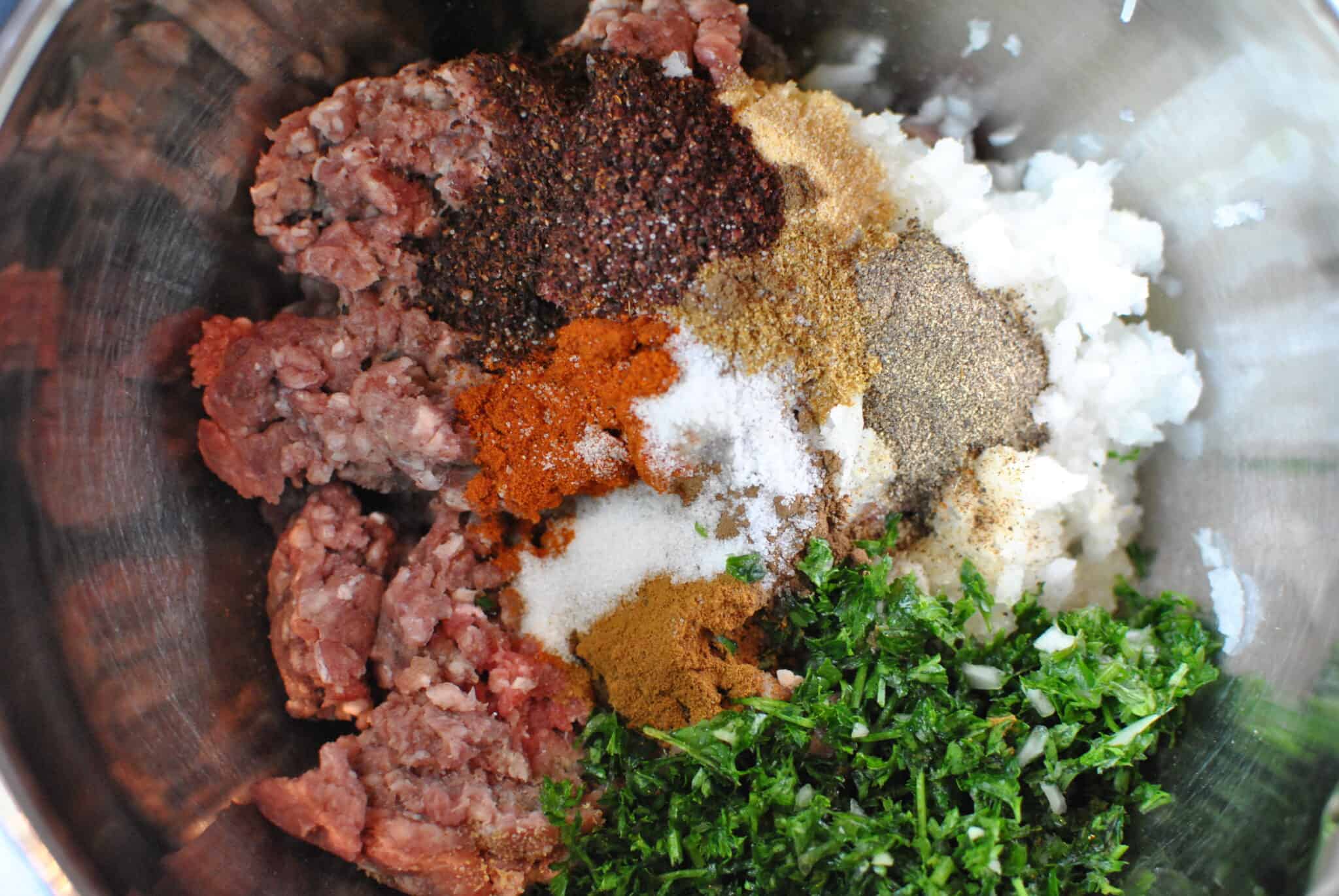 Kefta (Beef Lebanese Meatballs)