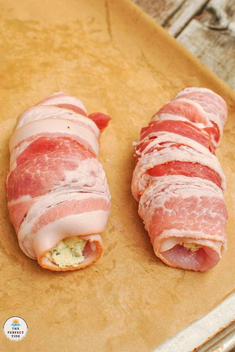 Bacon Wrapped Stuffed Fish