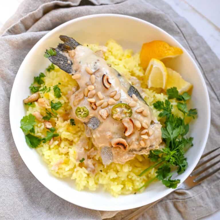 Samke Harra - Lebanese Tahini Fish