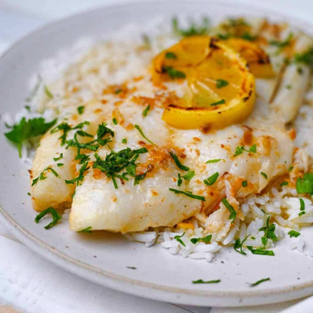Pan-Seared Turbot with Lemon Butter Sauce