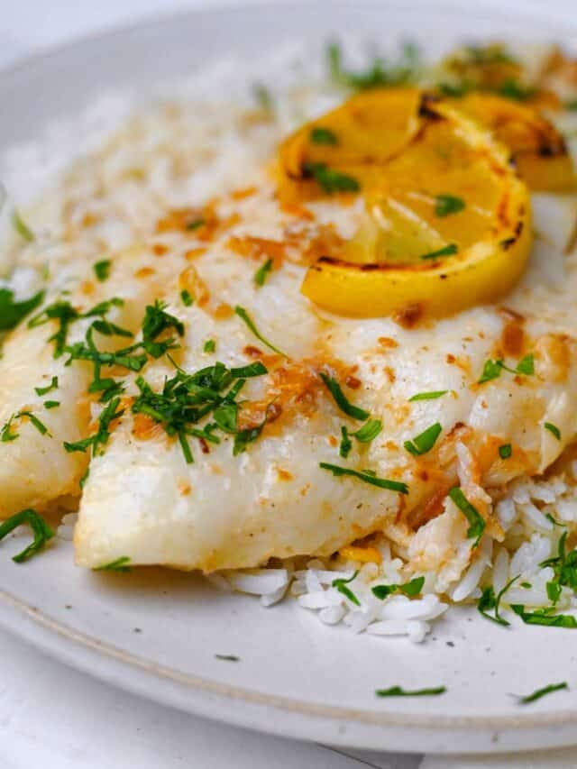 Rosemary Parmesan Crusted Fish