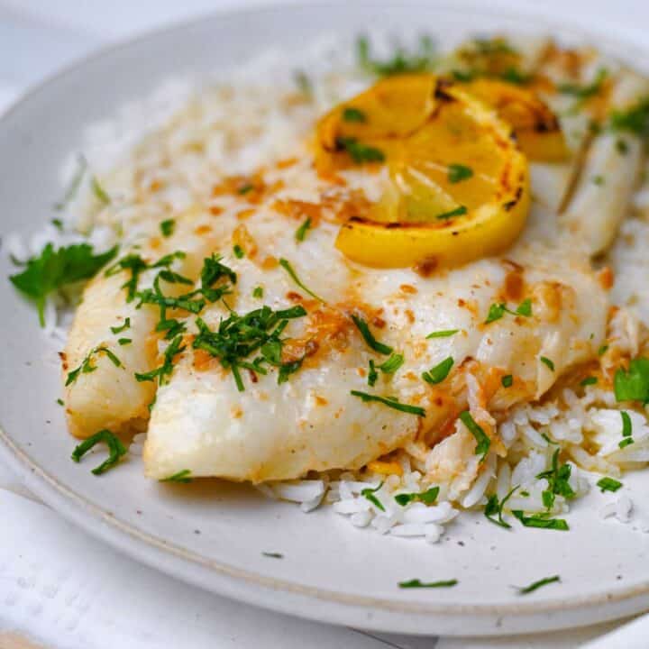 Pan-Seared Turbot with Lemon Butter Sauce