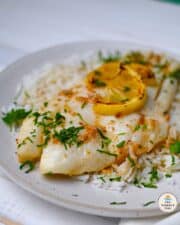 Pan-Seared Turbot with Lemon Butter Sauce