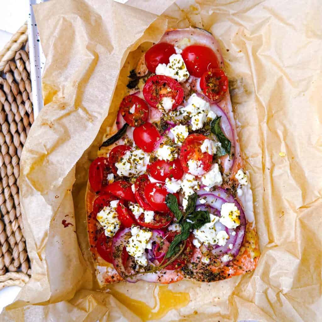 Poisson en Papillote with Mediterranean Toppings - The Perfect Tide