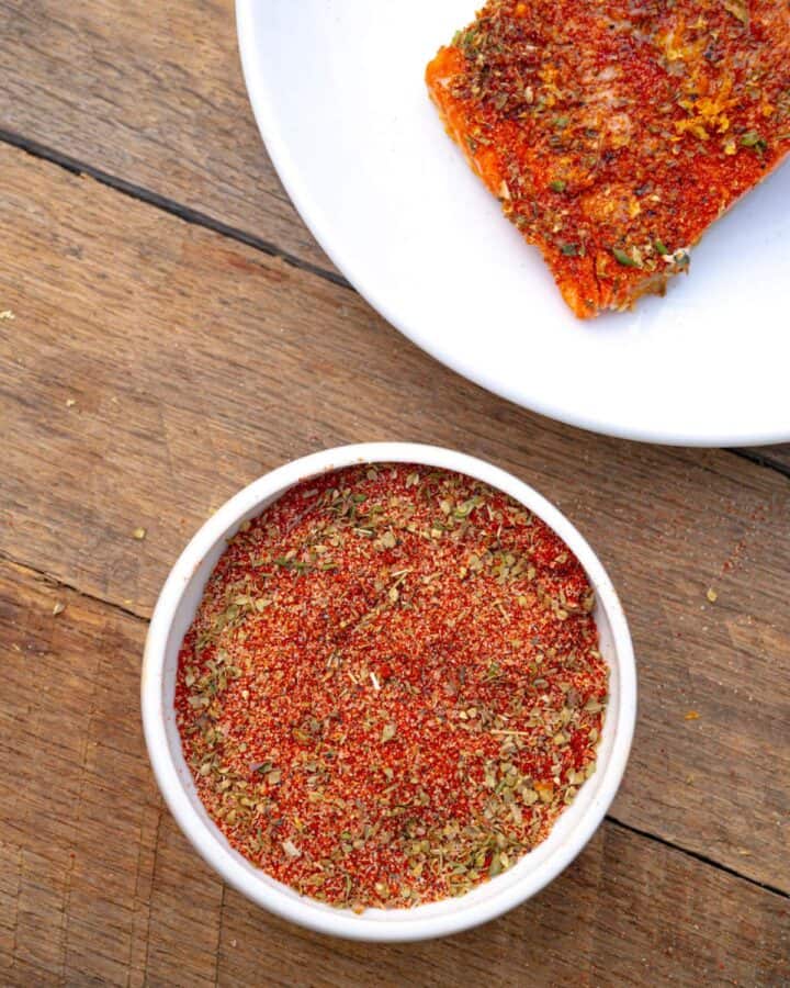 Salmon Rub Recipe (no sugar) - The Perfect Tide